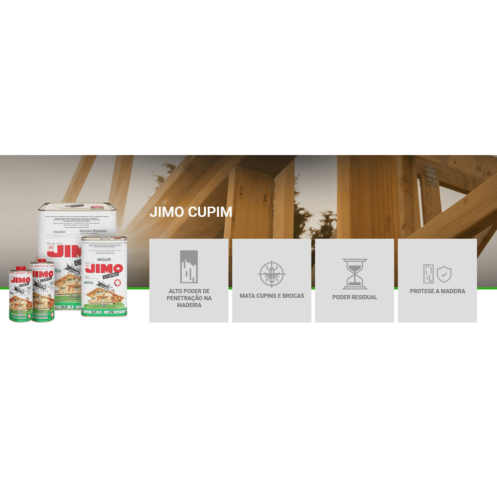 Inseticida Líquido Jimo Cupim Incolor 900 ml - Casa Toni