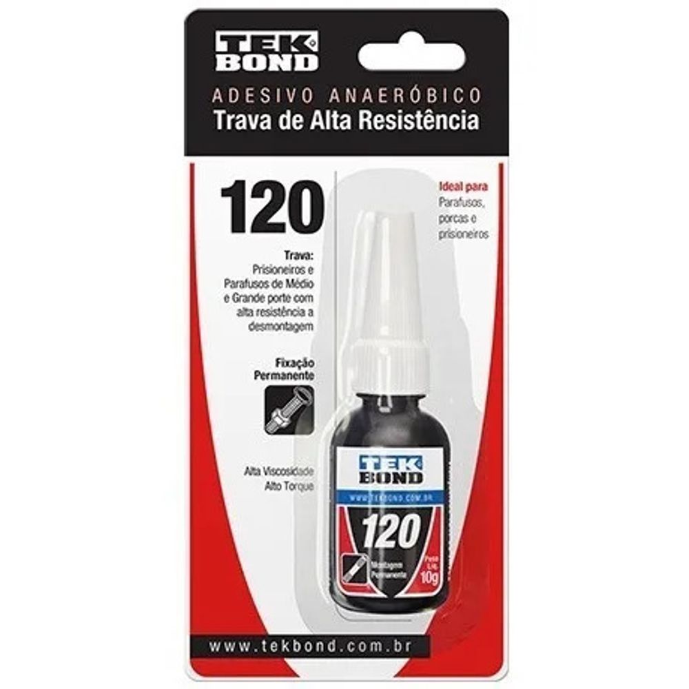 Cola Trava Parafusos Tekbond 120 10g - Casa Toni